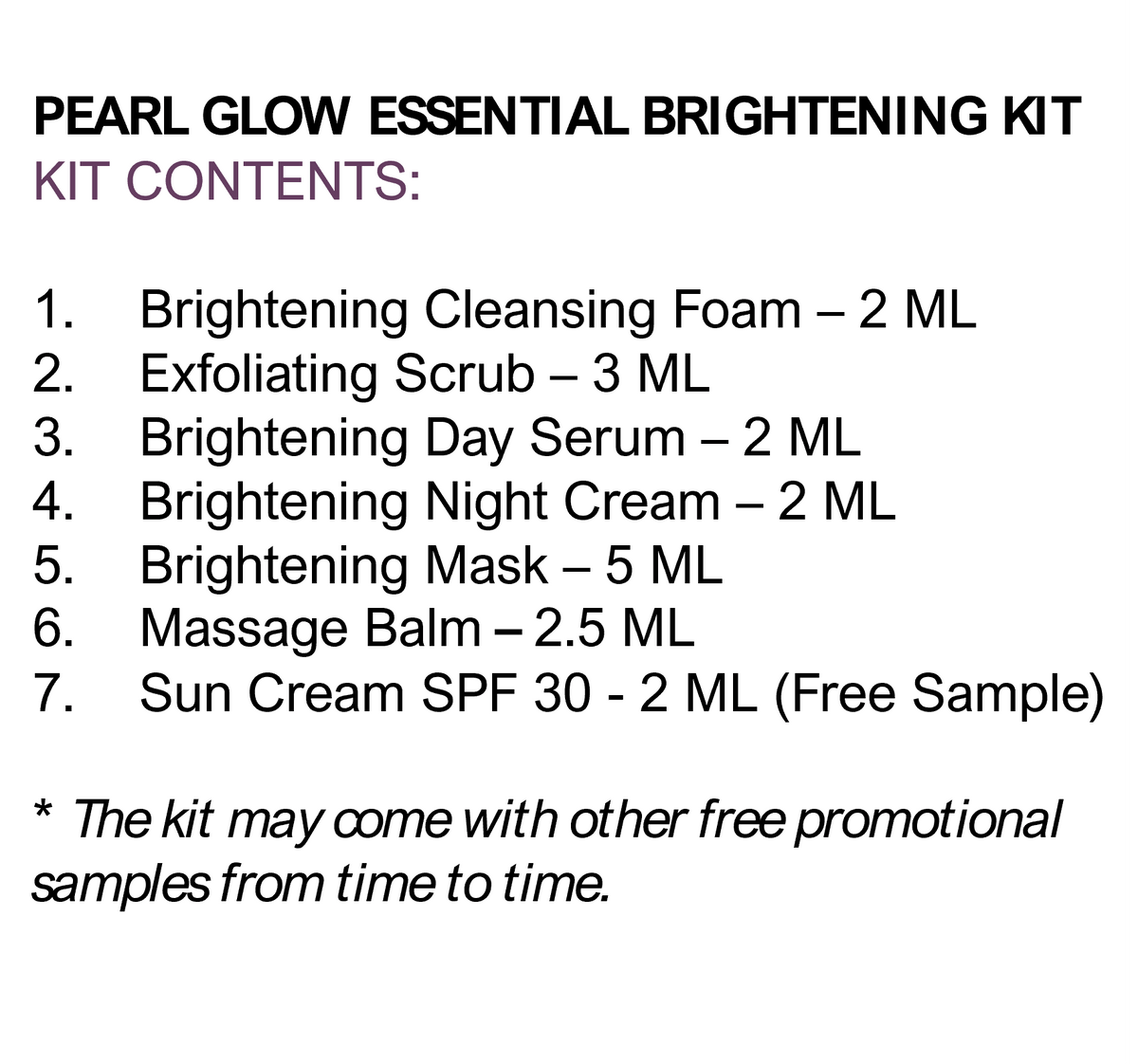 Pearl Glow Essential Brightening – ONELINE WELLNESS PVT LTD
