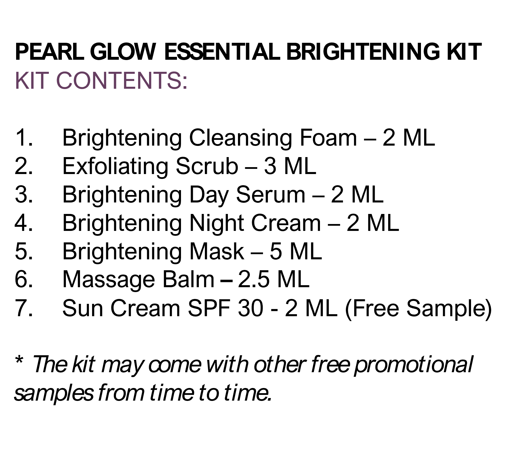 Pearl Glow Essential Brightening – ONELINE WELLNESS PVT LTD