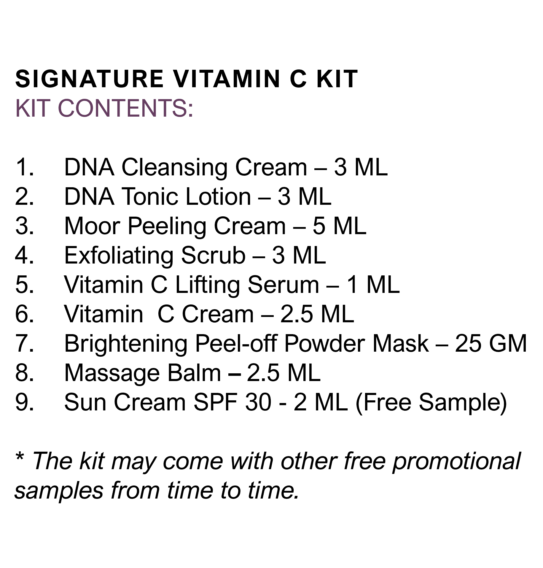Signature Vitamin C – ONELINE WELLNESS PVT LTD